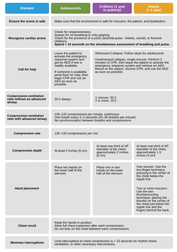 Topic - High-Quality Cardiopulmonary Resuscitation (CPR) | PALS Course ...