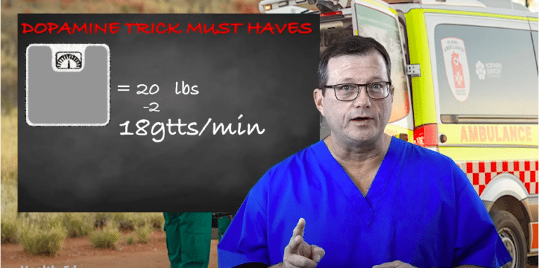 Dopamine Trick | ACLS Resources | ACLS Certification Association