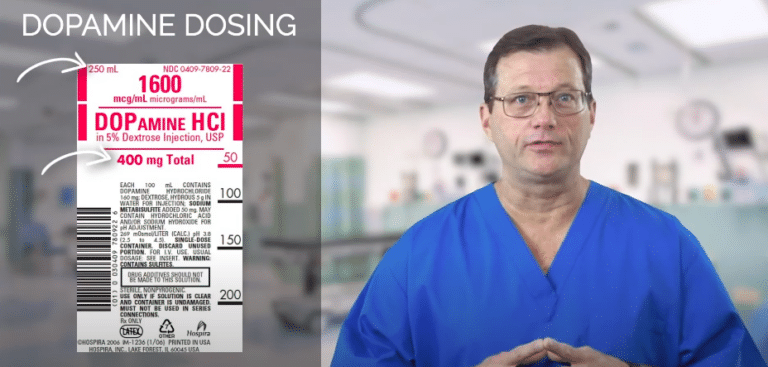 Calculating Dopamine Infusions | ACLS Resources | ACLS Certification ...